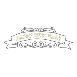 Hand Drawn New Year Doodle PNG & SVG Design For T-Shirts
