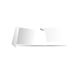 Horizontal Folded Paper Banner PNG & SVG Design For T-Shirts