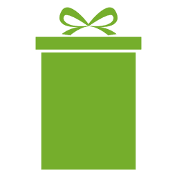 Lime Green Giftbox Icon PNG & SVG Design For T-Shirts