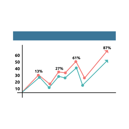 Progress graph diagram.svg - Transparent PNG & SVG vector file