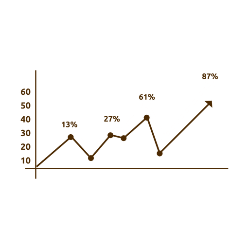 Progress graph infographic.svg - Transparent PNG & SVG vector file