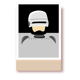 Robocop Cartoon Avatar PNG & SVG Design For T-Shirts