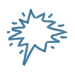 Spark Star Message Frame PNG & SVG Design For T-Shirts