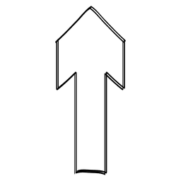 Upper Direction Arrow PNG & SVG Design For T-Shirts