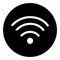 Wifi Round Service Icon PNG & SVG Design For T-Shirts