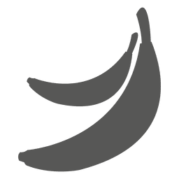 Diseño PNG Y SVG De Icono De Banano Para Camisetas
