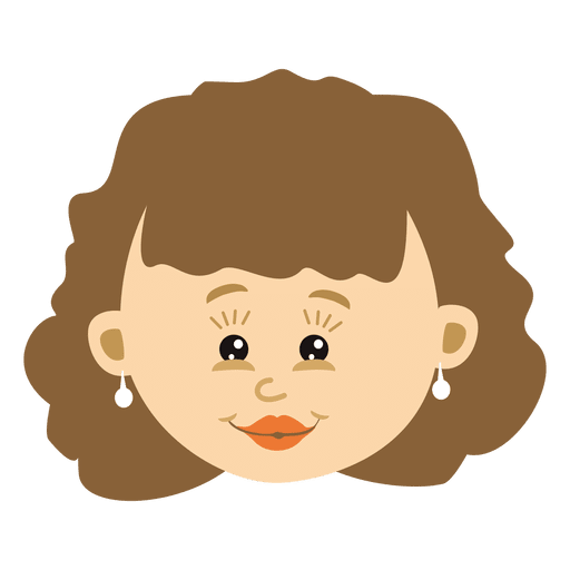 Blonde girl head cartoon - Transparent PNG & SVG vector file