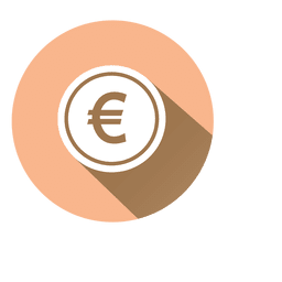 Euro Circle Icon 2 PNG & SVG Design For T-Shirts