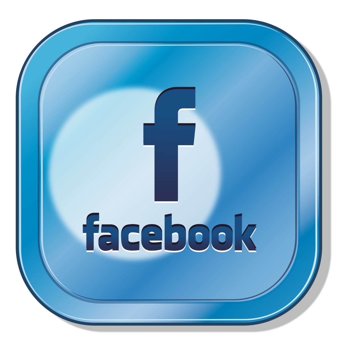 Logotipo De Facebook En Blanco Y Negro Vector