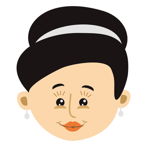 Female head cartoon - Transparent PNG & SVG vector file