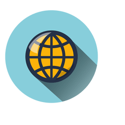 Global Circle Icon PNG & SVG Design For T-Shirts