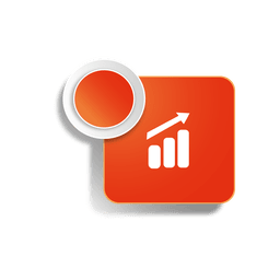 Graph Square Infographic Sticker Transparent PNG & SVG Vector