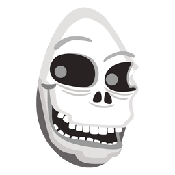 Halloween Ghost Skull 2 PNG & SVG Design For T-Shirts