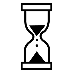 Hourglass Outlined Cursor PNG & SVG Design For T-Shirts