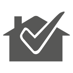 House With Check Icon PNG & SVG Design For T-Shirts