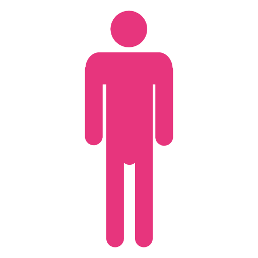 Magenta male sign infographic - Transparent PNG & SVG vector file