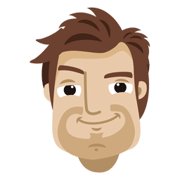 Man Cartoon Head PNG & SVG Design For T-Shirts