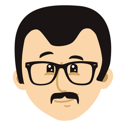 Man cartoon head 1 - Transparent PNG & SVG vector file