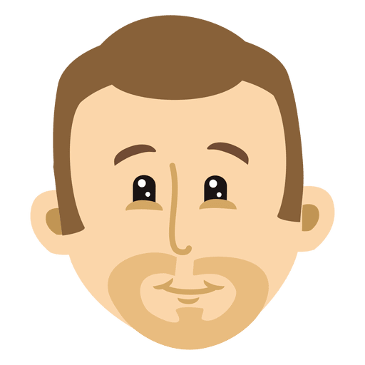 Man cartoon head 4 - Transparent PNG & SVG vector file