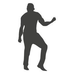 Man Celebrating Silhouette 2 PNG & SVG Design For T-Shirts