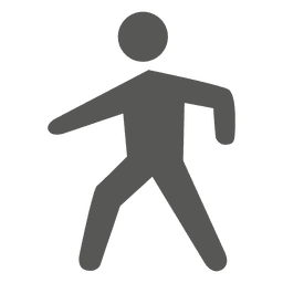 Diseño PNG Y SVG De Símbolo De Hombre Caminando Para Camisetas