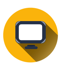 Monitor Circle Icon PNG & SVG Design For T-Shirts