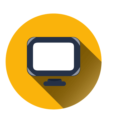 Monitor circle icon - Transparent PNG & SVG vector file