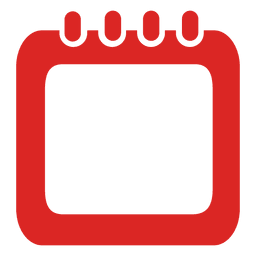 Spiral Red Calendar Box PNG & SVG Design For T-Shirts