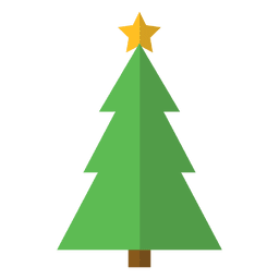 Christmas Tree Flat Icon Transparent PNG & SVG Vector