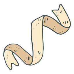 Ribbon Hand Drawn Cartoon Icon 49 PNG & SVG Design For T-Shirts