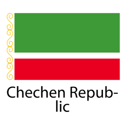 Chechen Republic National Flag PNG & SVG Design For T-Shirts