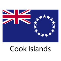Cook Islands National Flag PNG & SVG Design For T-Shirts