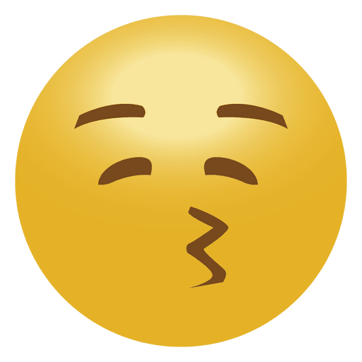Emoticon de emoji de beijo - Baixar PNG/SVG Transparente