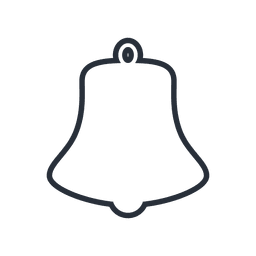 Bell Stroke Icon 01 PNG & SVG Design For T-Shirts