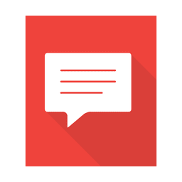 Chat Message Sign With Background PNG & SVG Design For T-Shirts