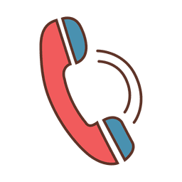 Stroke Phone Call Sign PNG & SVG Design For T-Shirts