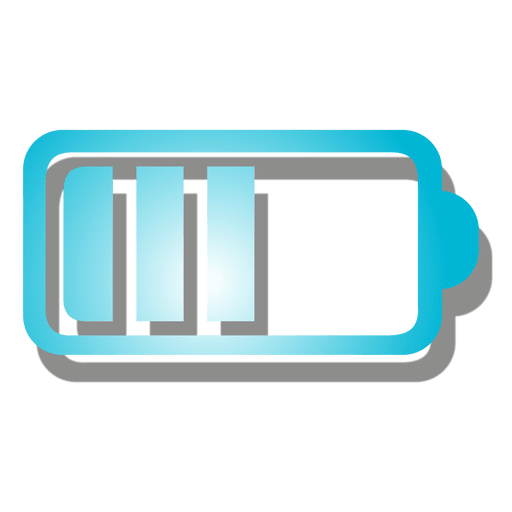 Gradient battery icon - Transparent PNG & SVG vector file