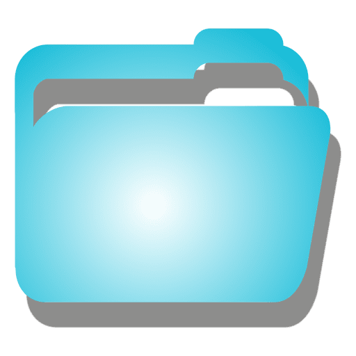 Blue file icon - Transparent PNG & SVG vector file