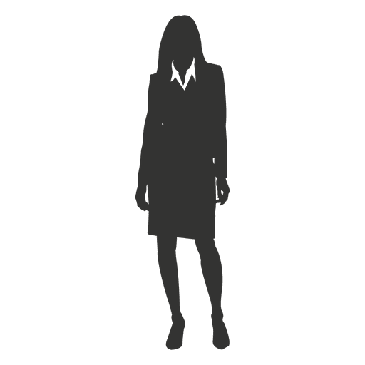 Female executive standing 2 - Transparent PNG & SVG vector file
