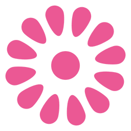 Pink Floral Icon PNG & SVG Design For T-Shirts