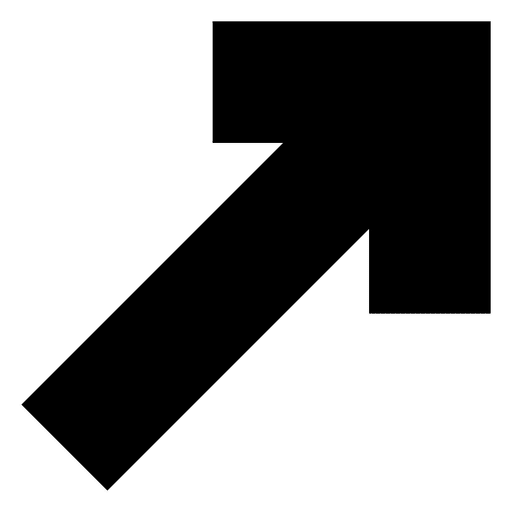 Right corner basic arrow - Transparent PNG & SVG vector file