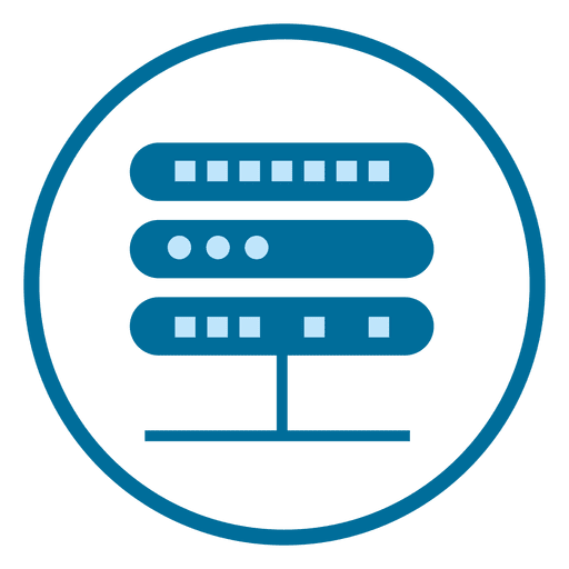 Server circle icon - Transparent PNG & SVG vector file