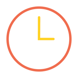 Time Clock Stroke Icon PNG & SVG Design For T-Shirts