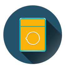 Washing Machine Round Icon PNG & SVG Design For T-Shirts