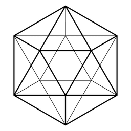 Triangle sacred geometry design - Vector download