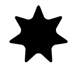 Star Heptagram Silhouette PNG & SVG Design For T-Shirts