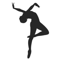 Ballet Dancer Backwards PNG & SVG Design For T-Shirts