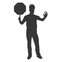 Construction Holding Sign Transparent PNG & SVG Vector