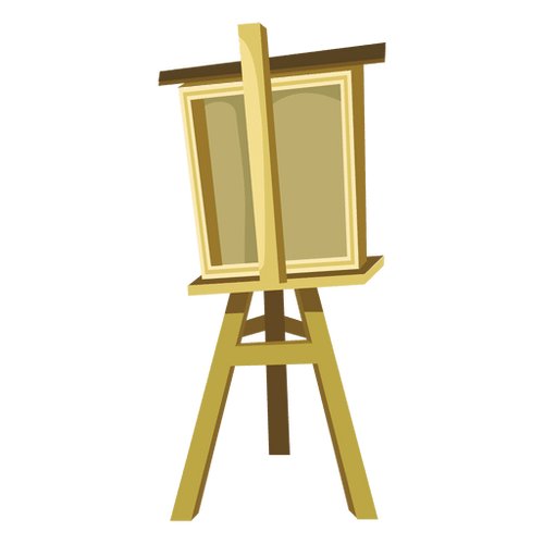 Cartoon easel store