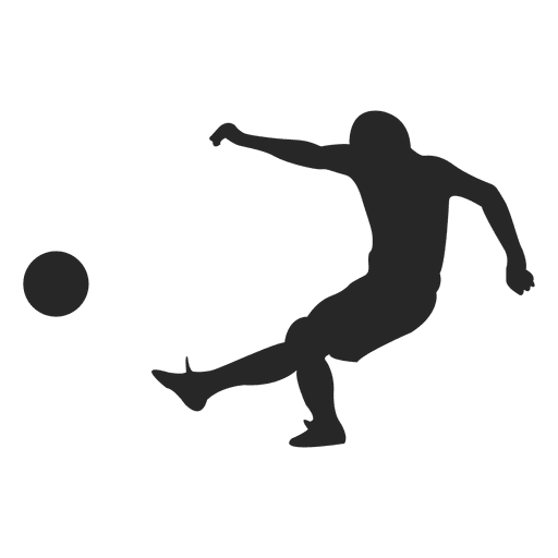 Footballer passing ball - Transparent PNG & SVG vector file